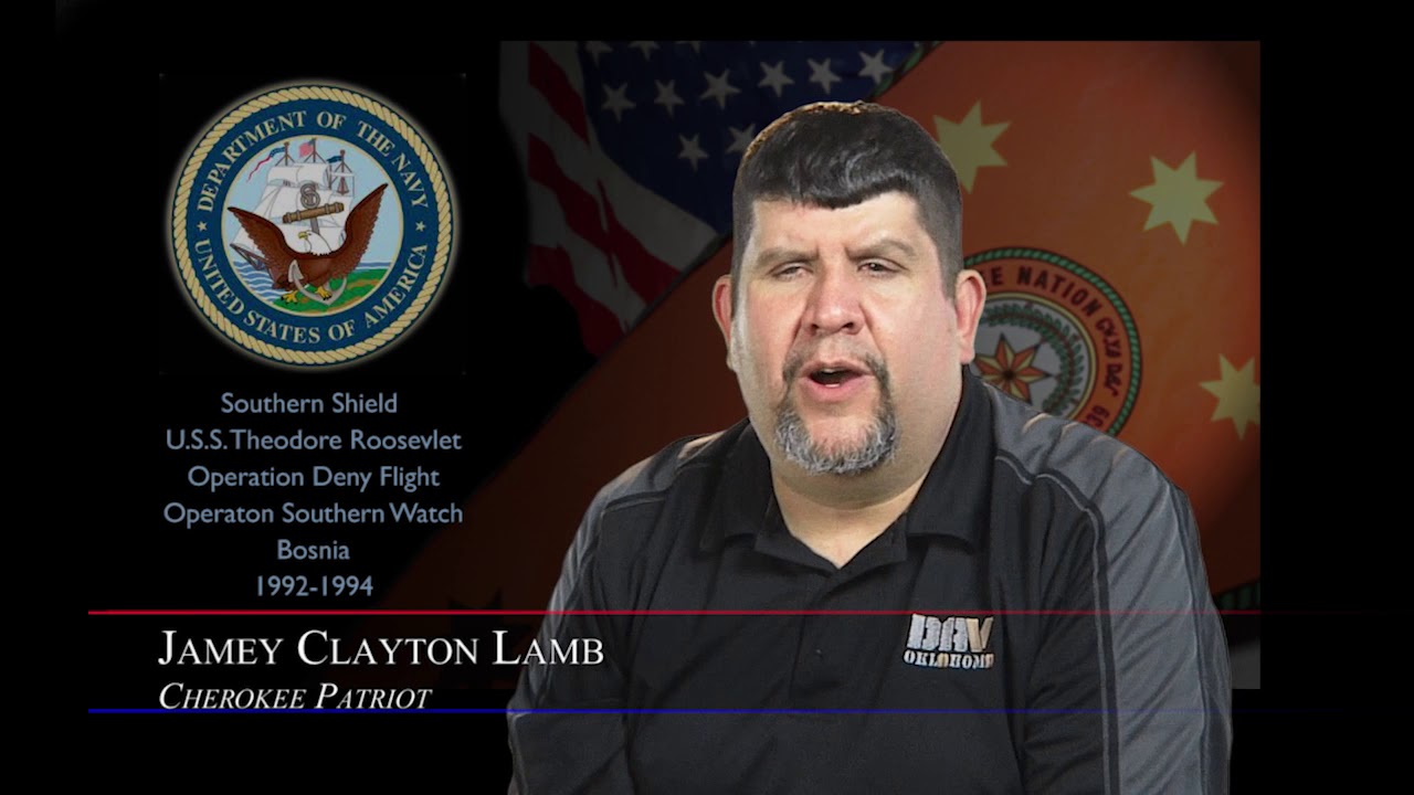 Cherokee Veteran Jamey Clayton Lamb - YouTube