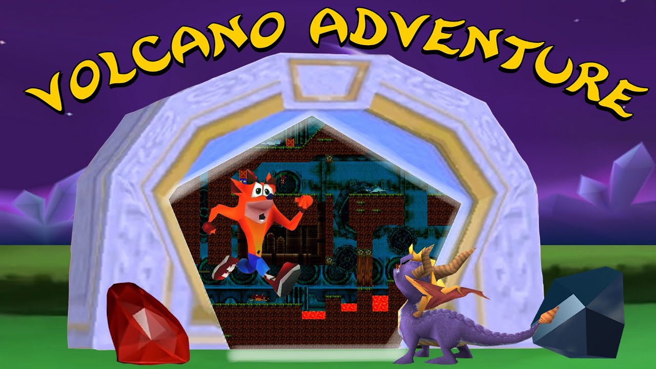 Crash Bandicoot Back In Time | Volcano Adventure Part #4 | - YouTube