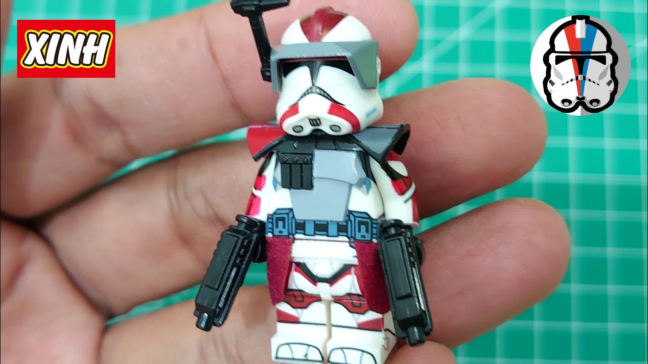 MOC Lego Clone Arc Trooper 91st Anaxes Clone Wars | using Xinh ...