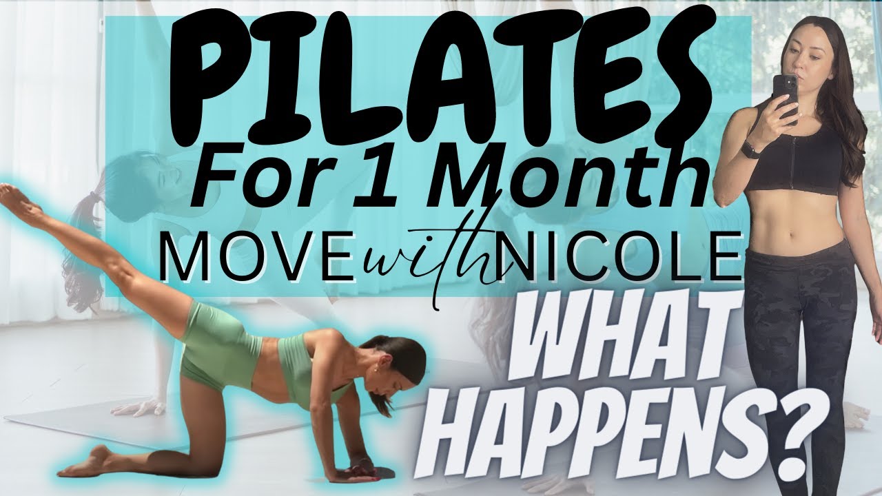 I Did Pilates For A Month At Home Move With Nicole Review And Results Youtube