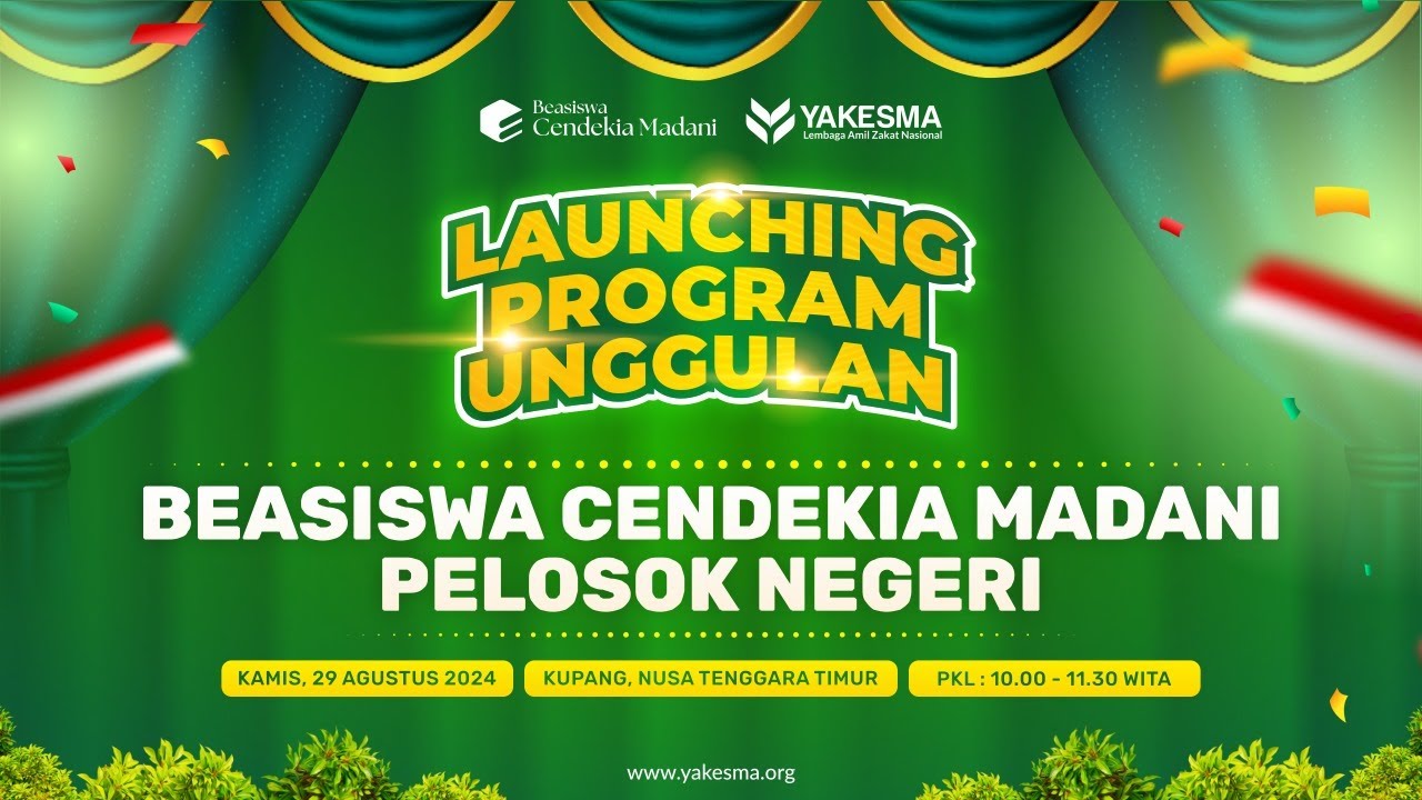 Launching Beasiswa Cendekia Madani - YouTube