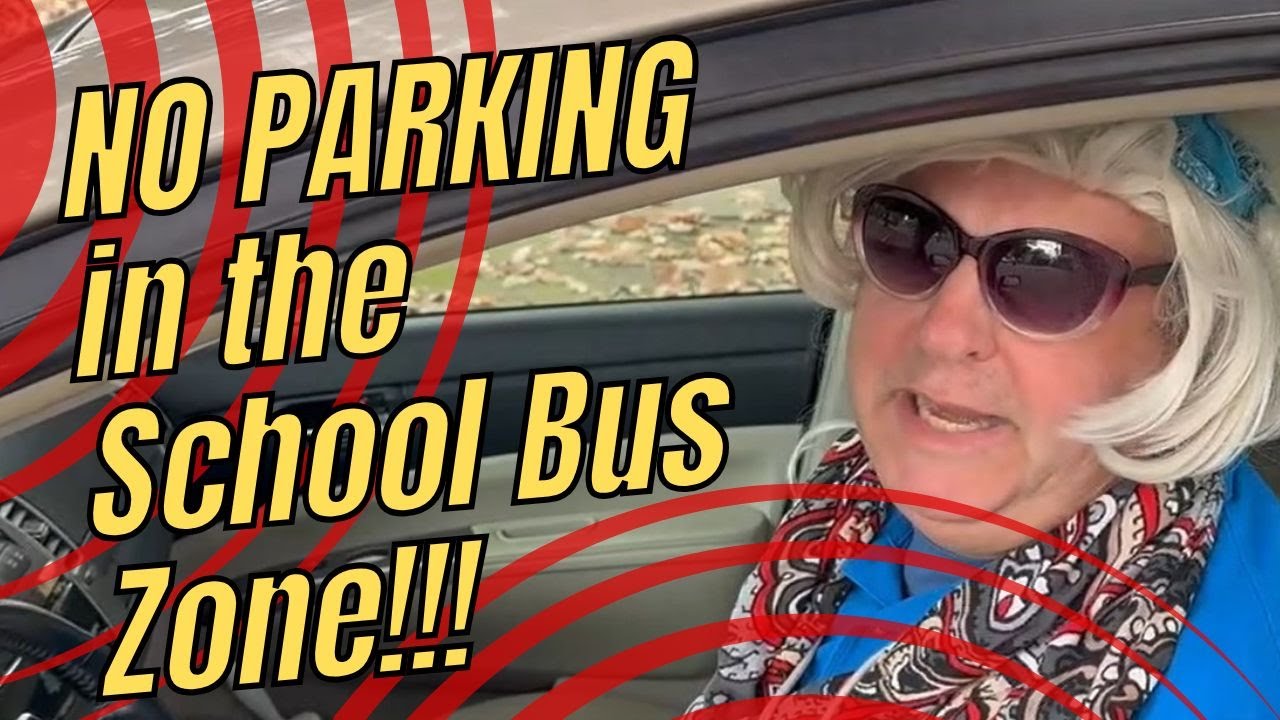 NO PARKING IN THE SCHOOL BUS ZONE #schoolbus #busdrivers # ...