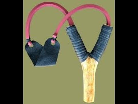 Homemade Slingshot - YouTube