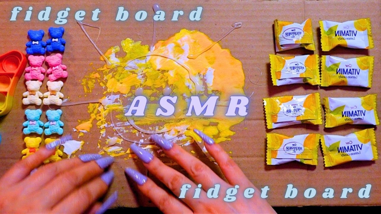 ASMR Satisfying Tingly Fidget Board for Sleep and Relaxation ~ NO ...