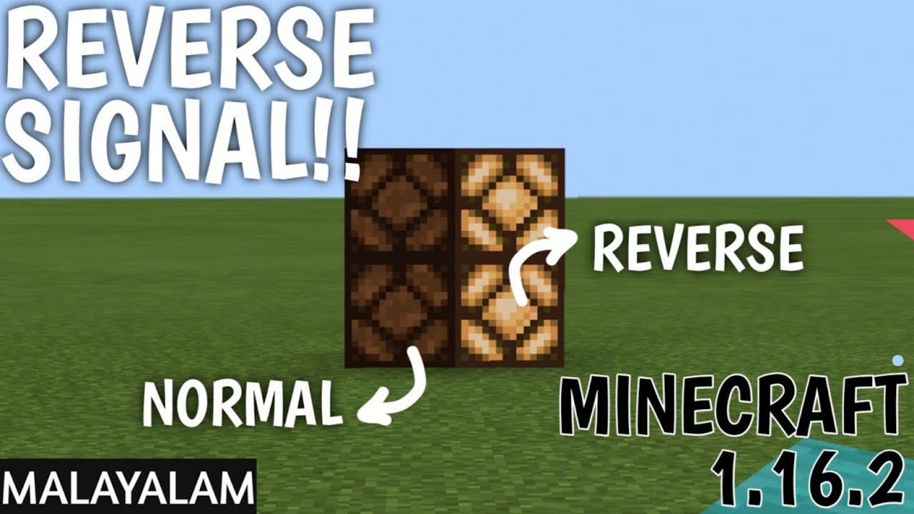 How To Reverse Redstone Signal In Minecraft (Malayalam) Java or Bedrock ...