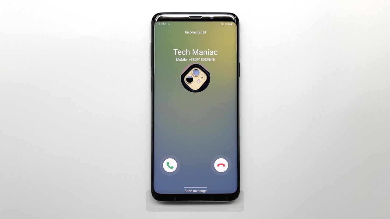 Samsung Galaxy S9 Plus Incoming Call Over the Horizon, Outgoing Call + Boot Animation - YouTube