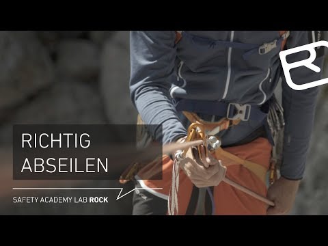 Sicher Abseilen mit Tube beim Alpinklettern - Tutorial (28/43) | LAB ROCK
