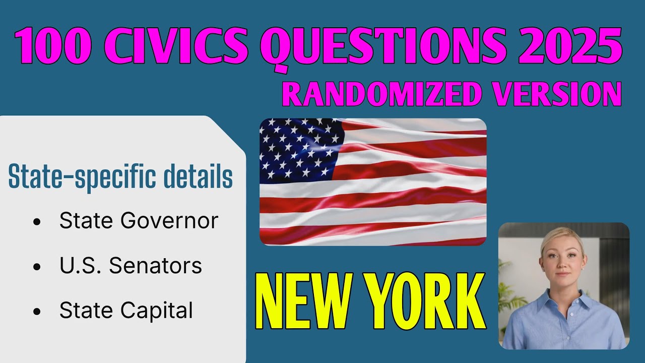 100 Questions for the U.S. Citizenship Test 2025 (Random Order) – New ...