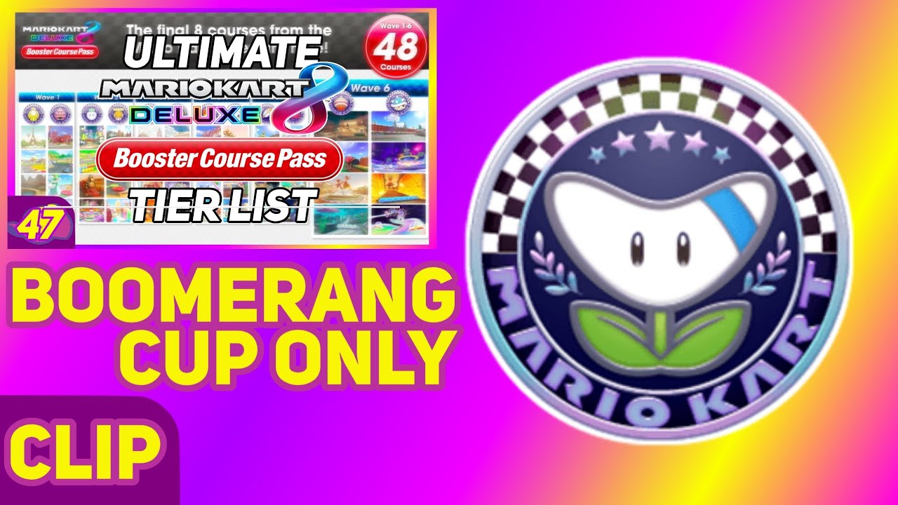 Crazy Cap Podcast Season 4 Clip: Mario Kart 8 Deluxe Track Tier List [Boomerang Cup] - YouTube