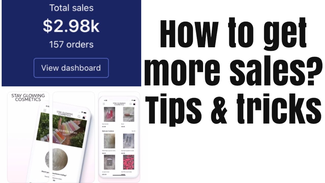 HOW TO GET MORE SALES (Tips & tricks) - YouTube