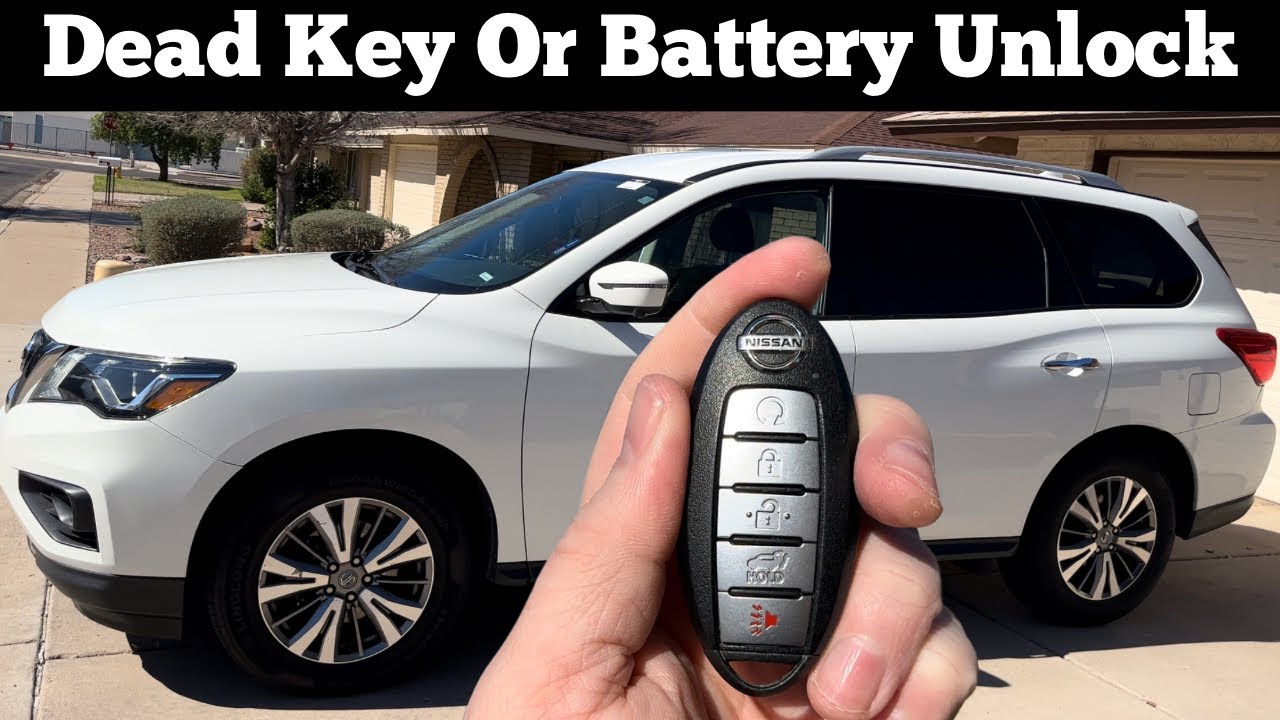 How To Unlock & Open 2017 - 2020 Nissan Pathfinder With Dead Battery Or ...