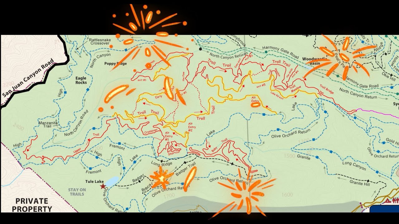 Complete Troll Trail Map available for download!! - YouTube