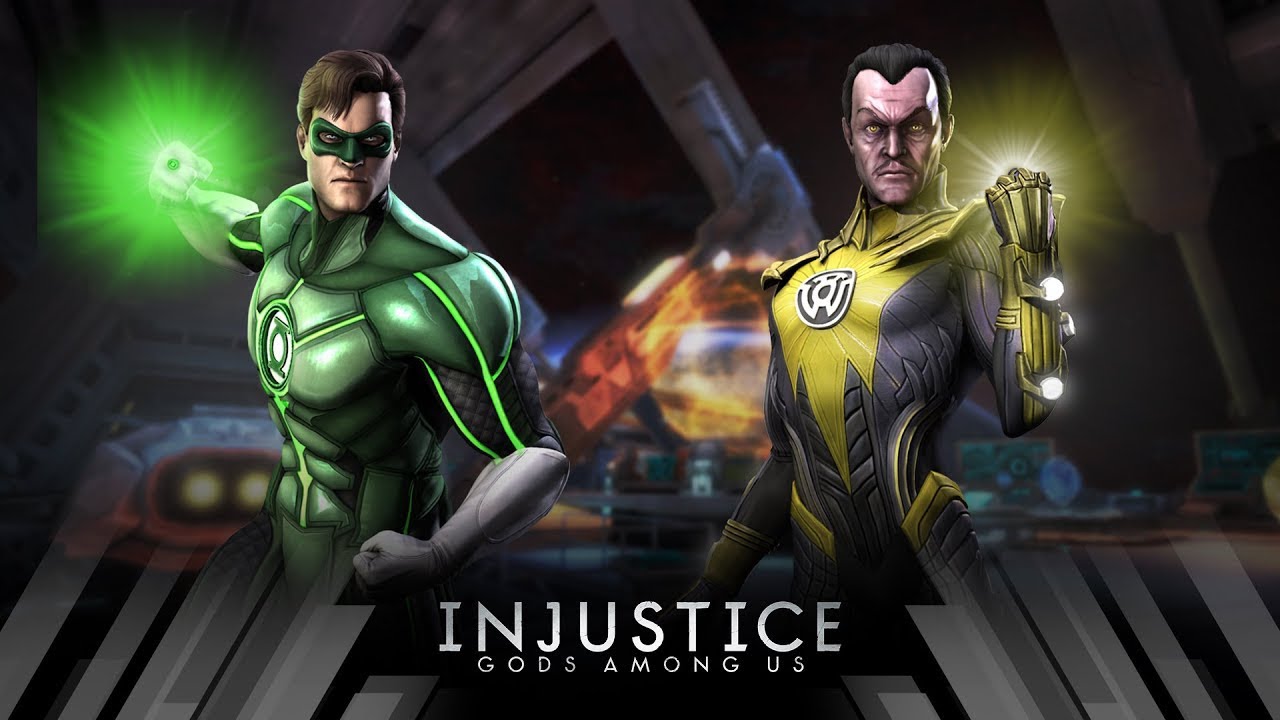 Injustice god among us : green lantern vs sinestro - YouTube