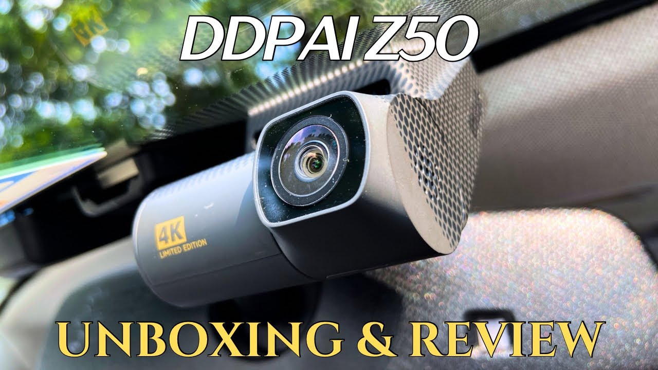 DDPAI Z50 Dual Channel Dashcam - Unboxing & Review - YouTube