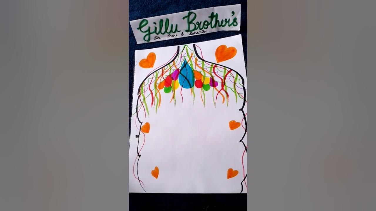 Creative Front Page Design Ideas for Projects and Assignments 😊 | DIY ...