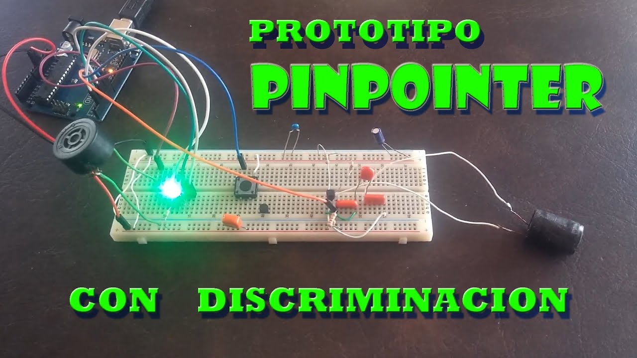 🔋 PinPointer casero con DISCRIMINACION // Homemade PinPointer with ...