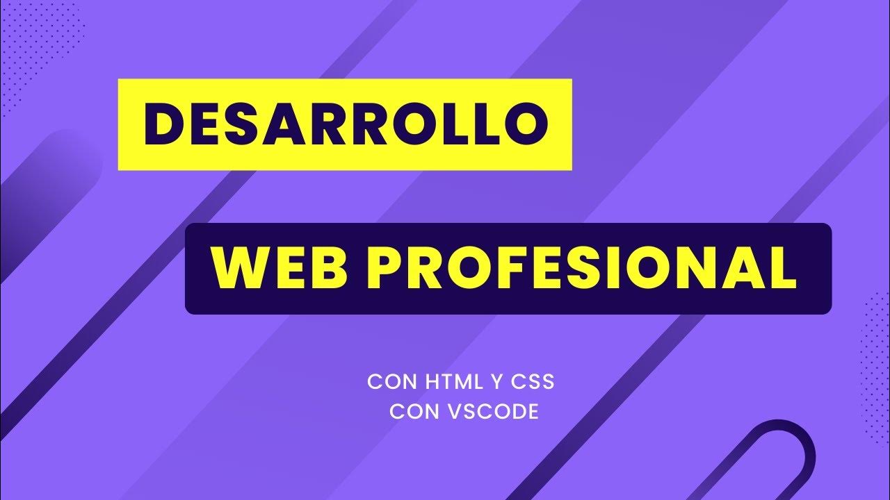 CREAR WEB CON HTML + CSS CON VISUAL STUDIO CODE - YouTube