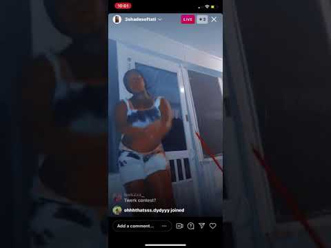 Teen girls twerking on Instagram live
