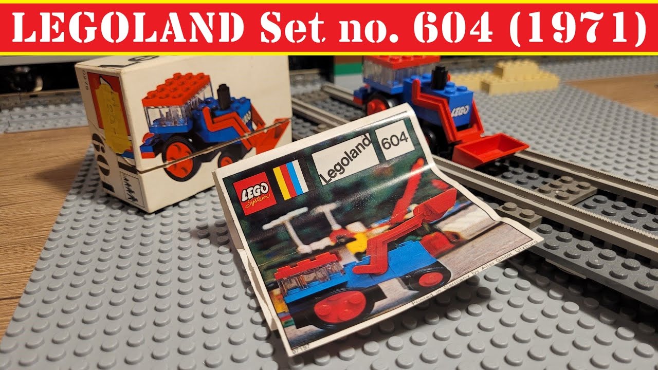 Presentation of LEGOLAND set no. 604 With box. - YouTube