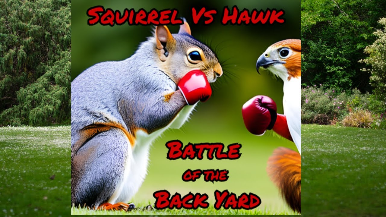 The Epic Battle You Won't Believe: Squirrel vs. Hawk - YouTube