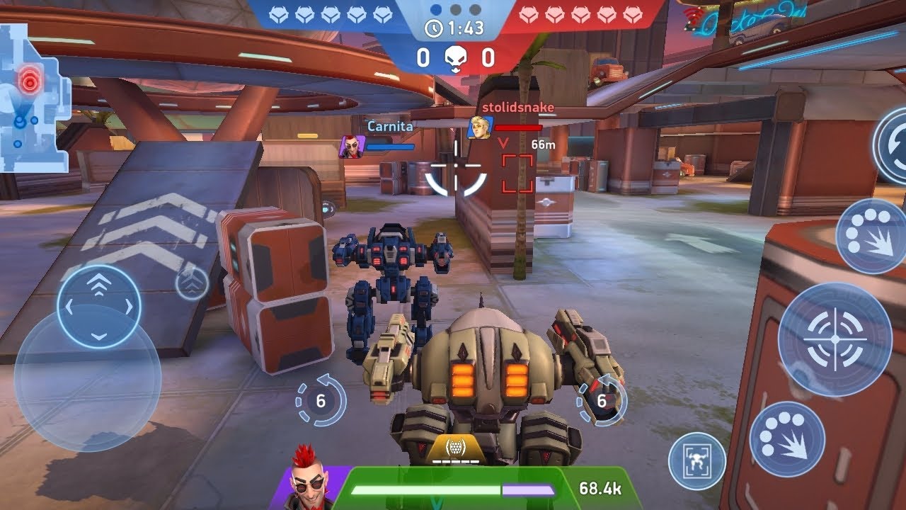 Guardian With Disrupters Are So Powerful - Mech Arena Intense 5v5 ...
