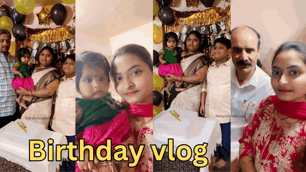 Birthday vlog | Birthday function | NavyaVinodvlogs - YouTube