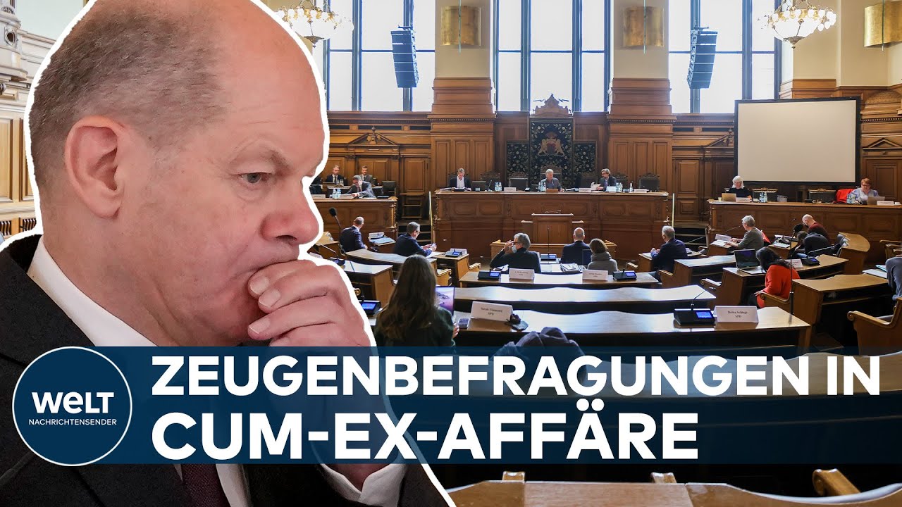 Cum Ex Skandal Untersuchungsausschuss Beginnt Zeugenbefragung Youtube 6750
