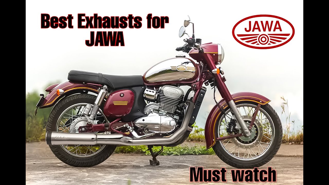 Best Exhaust for Jawa | Jawa 42 | Top 3 best sounding loud Exhaust for ...