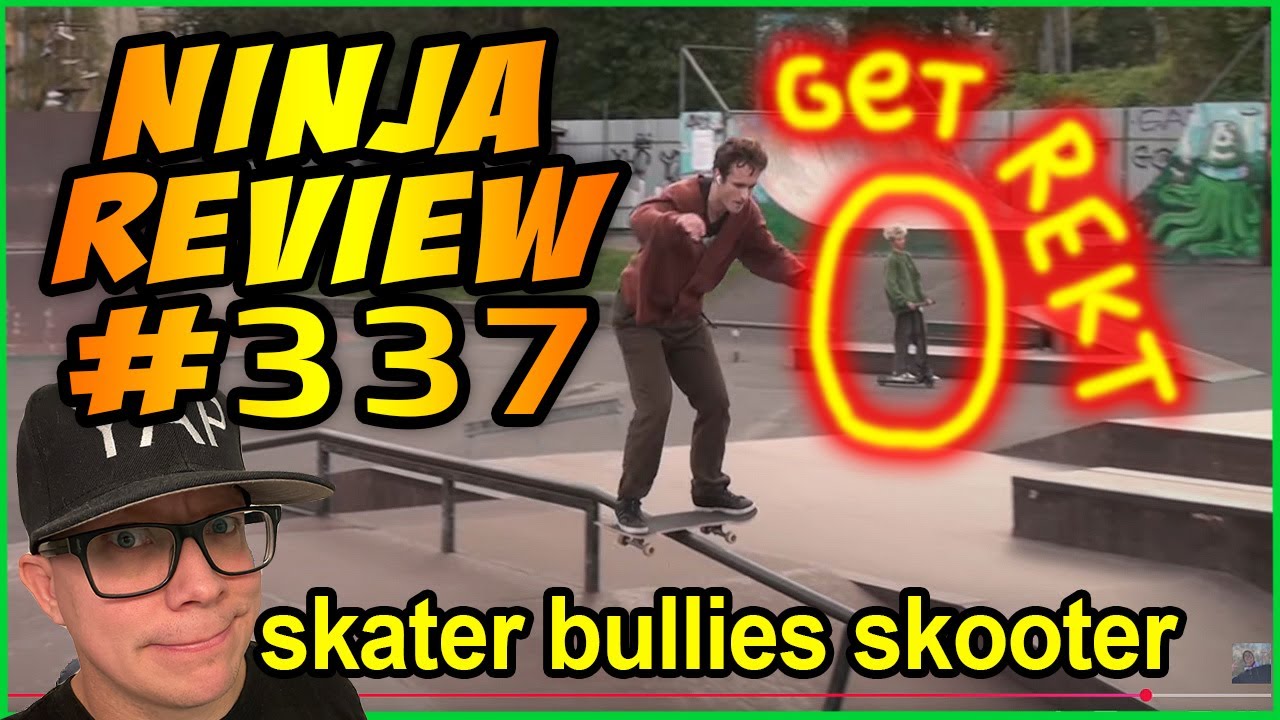 Ninja Review #337: SKATER TEACHES A LESSON TO SCOOTER - YouTube