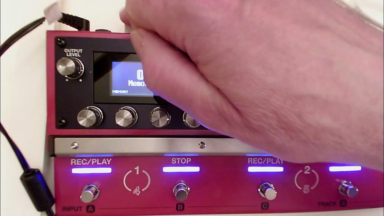 Boss RC-600 looper: unboxing and basic setup (4) - YouTube