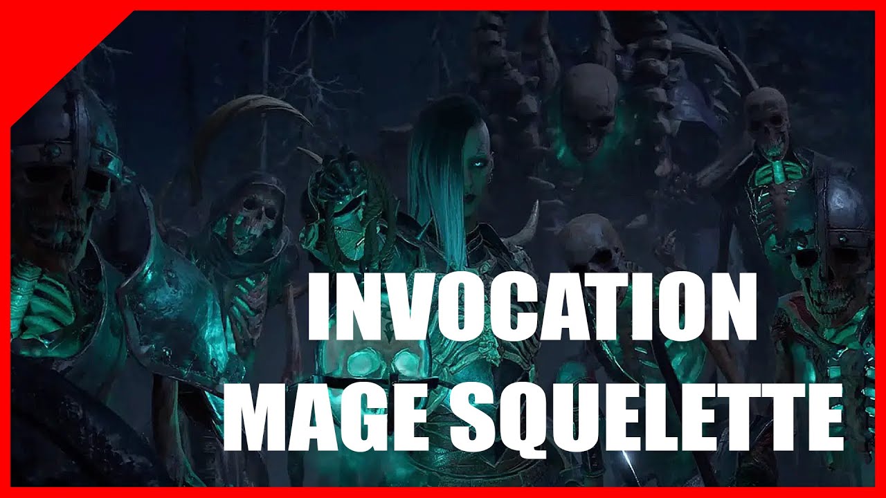 TUTO Diablo IV - Invocation des mages squelette avec le nécromancien ...
