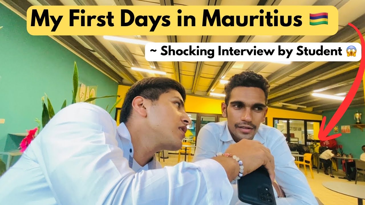 How My Friend Came to Mauritius 🇲🇺 | Student Life & First Experience in ...