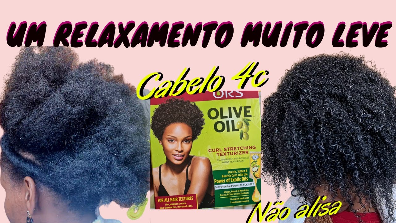 RELAXAMENTO CAPILAR - UM RELAXAMENTO SUAVE EM CABELO 4C - NÃO ALISA ...