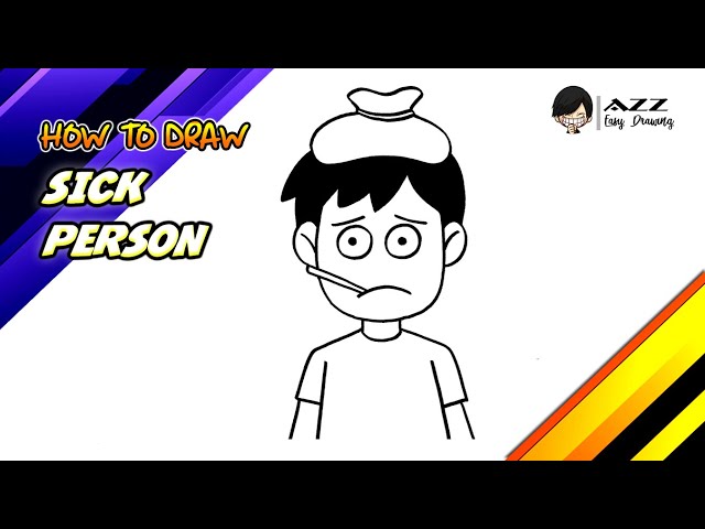 Sick Person Drawing Easy Girl