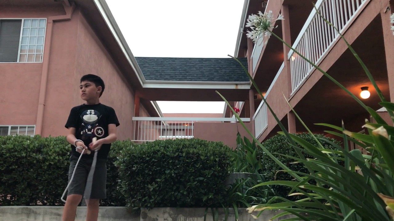 How to do a scorpion spear with a jump rope - YouTube