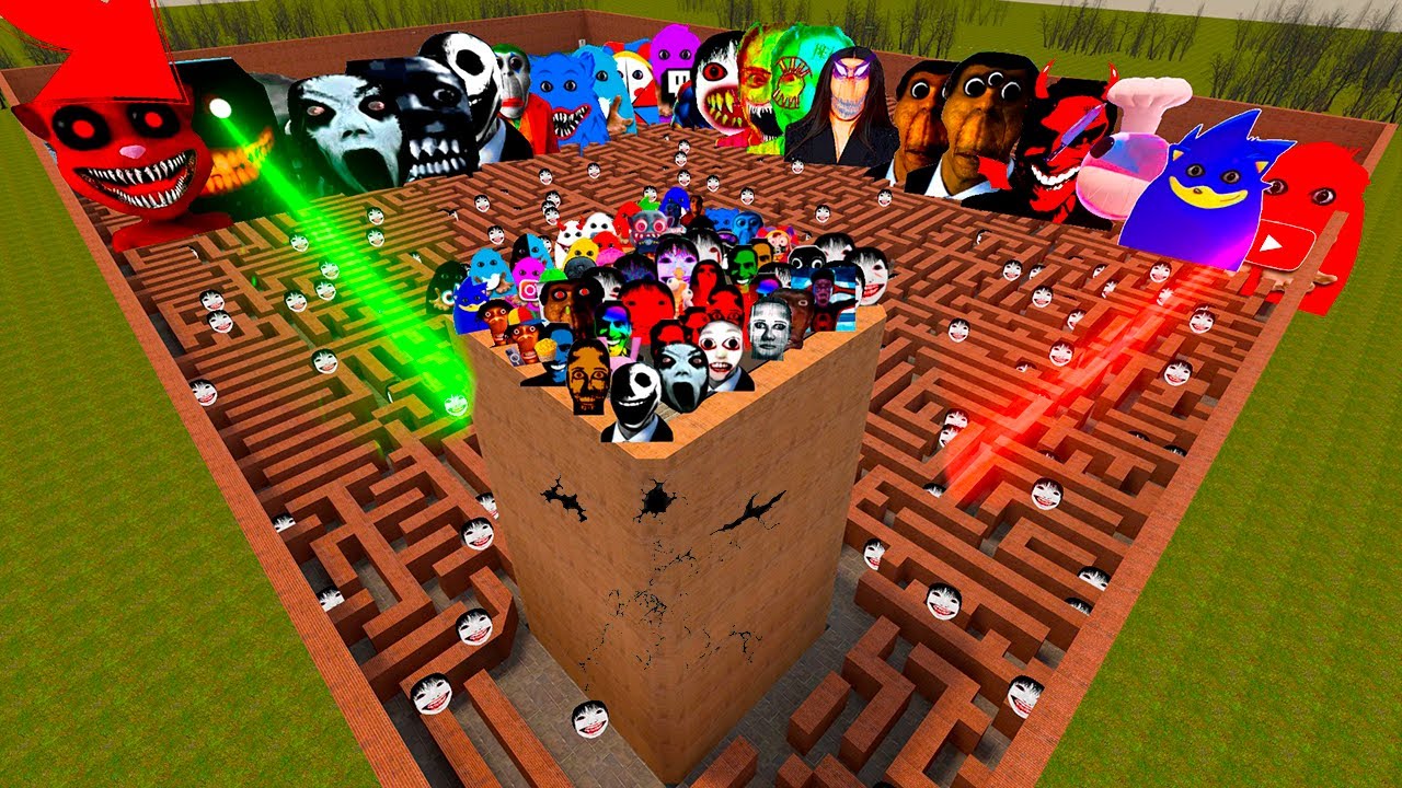 NEW AUGHHH AND MUNCI RAINBOW and JERMA PACK in MAZE Garry's Mod pt20 ...