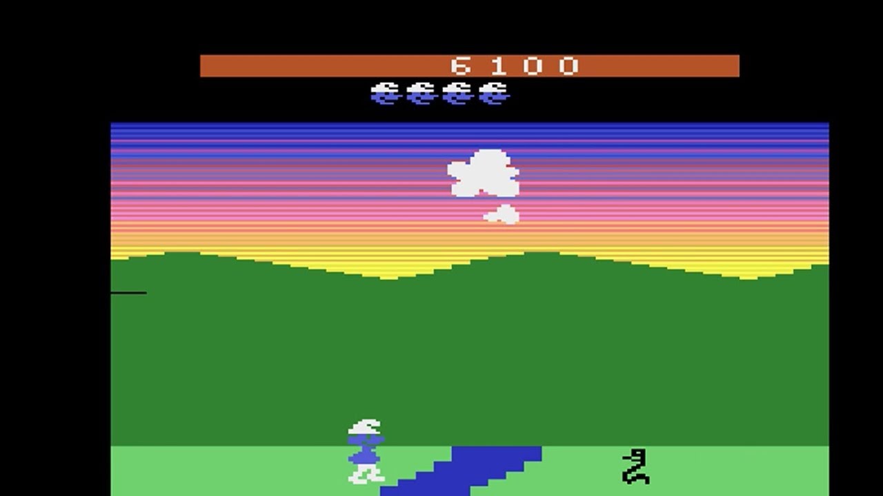 Smurf:Rescue in Gargamel's Castle(Atari 2600) Full Unedited Playthrough ...