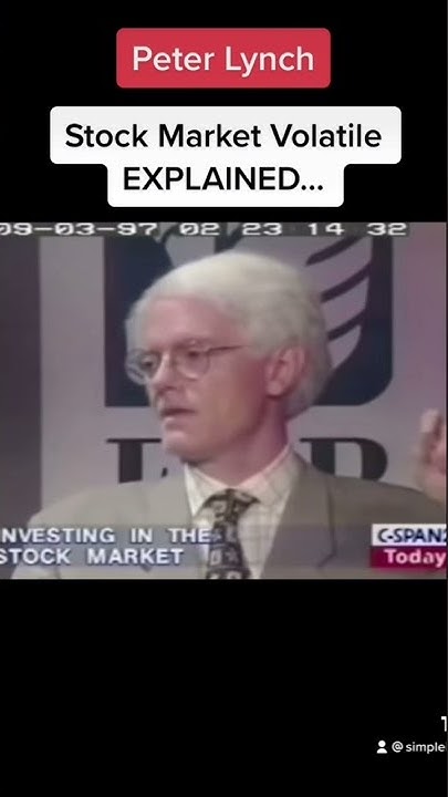 Peter Lynch: Stock Market Volatility EXPLAINED! #shorts - YouTube