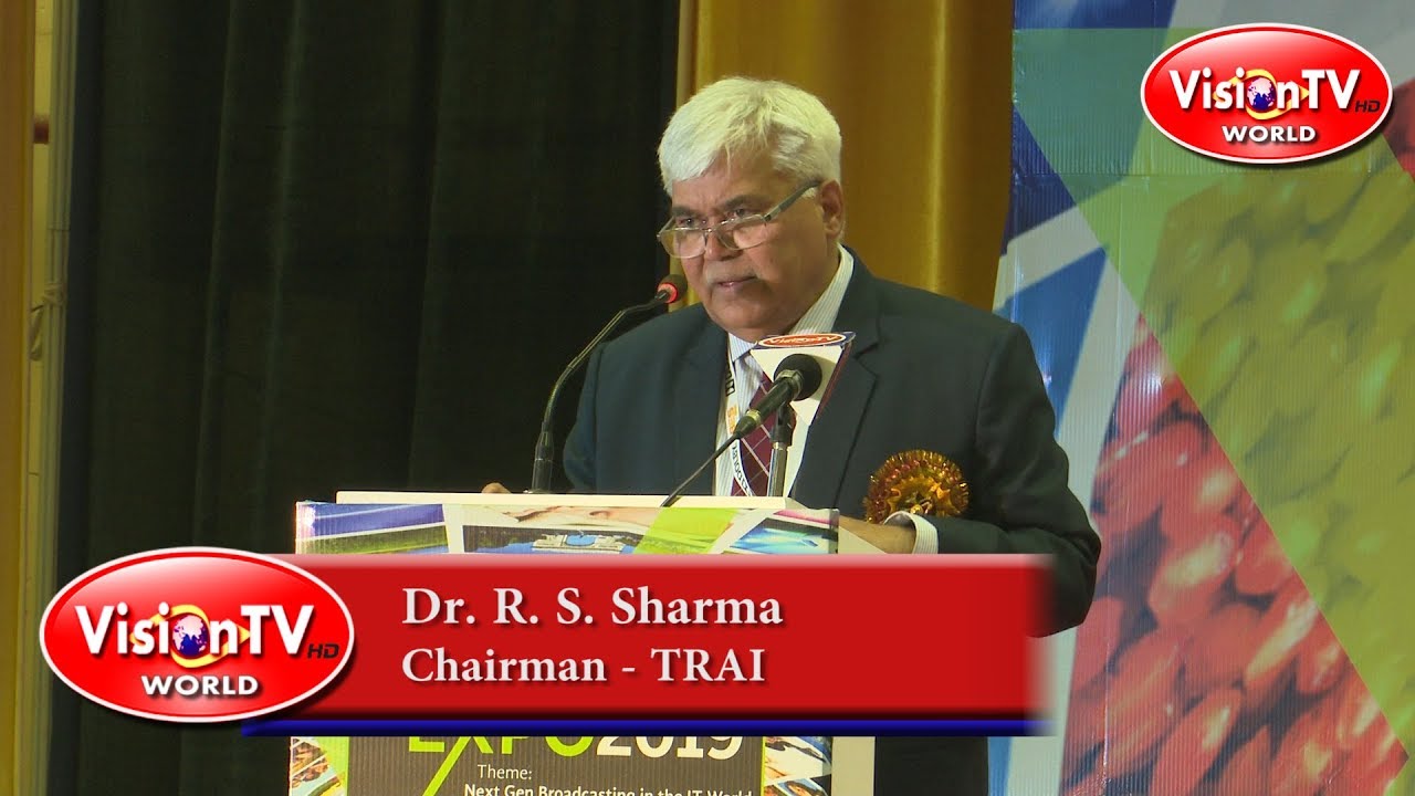 BES Expo 2019 inaugural speech by Dr. R S Sharma - Chairman, TRAI ...