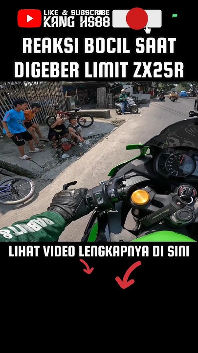 Reaksi Bocil Saat Di Geber Limit ZX25R #reaction #zx25r #arrowprorace - YouTube