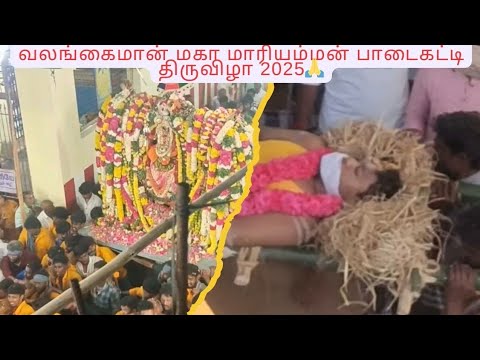 வலங்கைமான் மகா மாரியம்மன் பாடைகாவடி செடில் திருவிழா 2025..🥰🙏🥰🙏 # ...