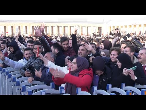 Anıtkabir'deki 10 Kasım Töreninde Yine Slogan Atıldı: \