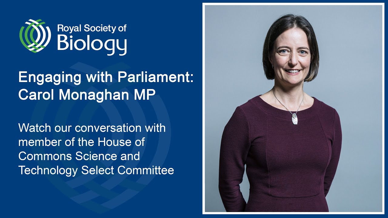 Engaging with Parliament: Carol Monaghan MP | Royal Society of Biology ...