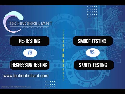 Session 10: Re-testing Vs Regression Testing | Smoke Testing Vs Sanity ...