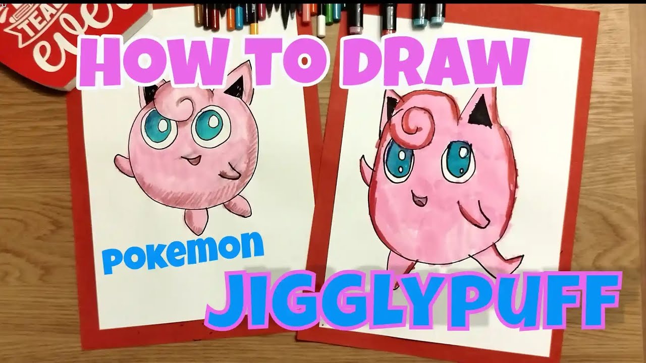 How to draw jigglypuff 🥹 pokemon - YouTube