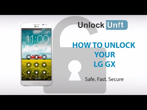 UNLOCK LG GX - HOW TO UNLOCK YOUR LG GX - YouTube