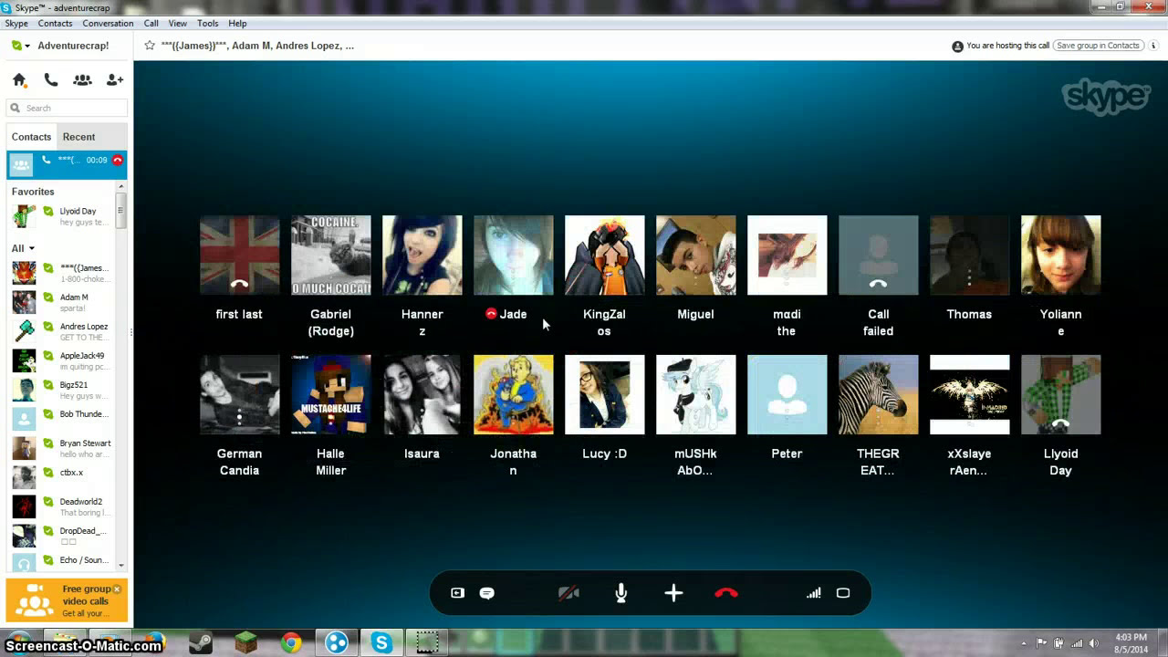 Skype Trolling: Huge Group Call - YouTube