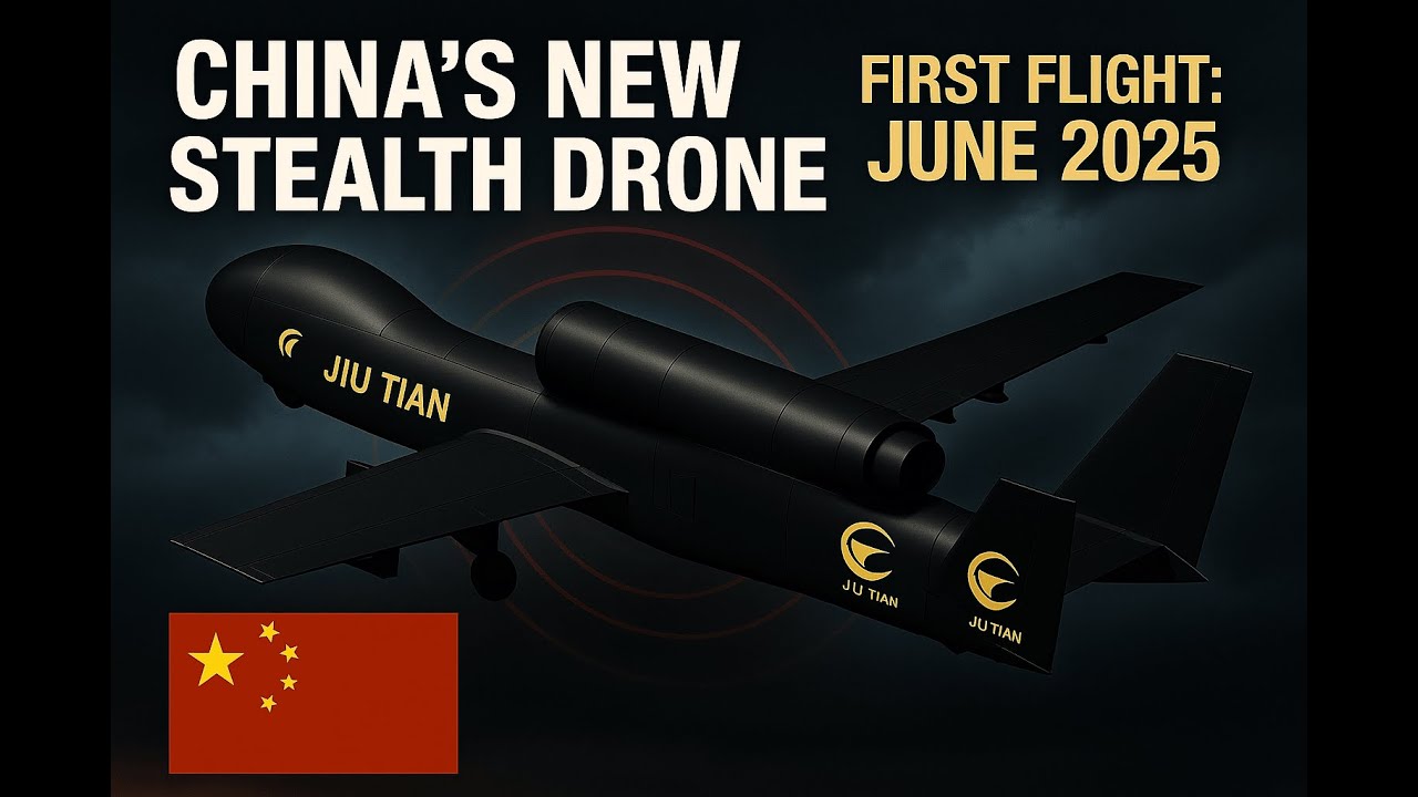 China’s Invisible Drone Just Launched! 🇨🇳 | Jiutian SS-UAV Stealth Tech ...