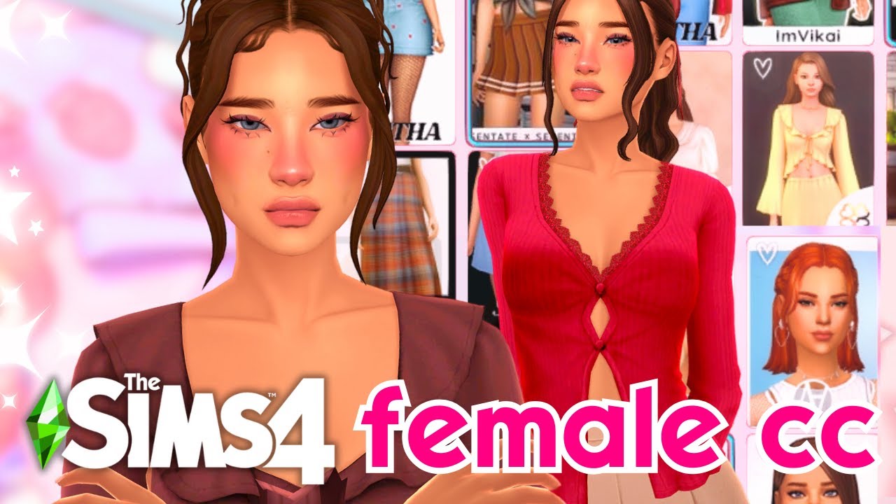 NEW FEMALE CC FINDS FOR THE SIMS 4🩷 (WITH LINKS!) - YouTube