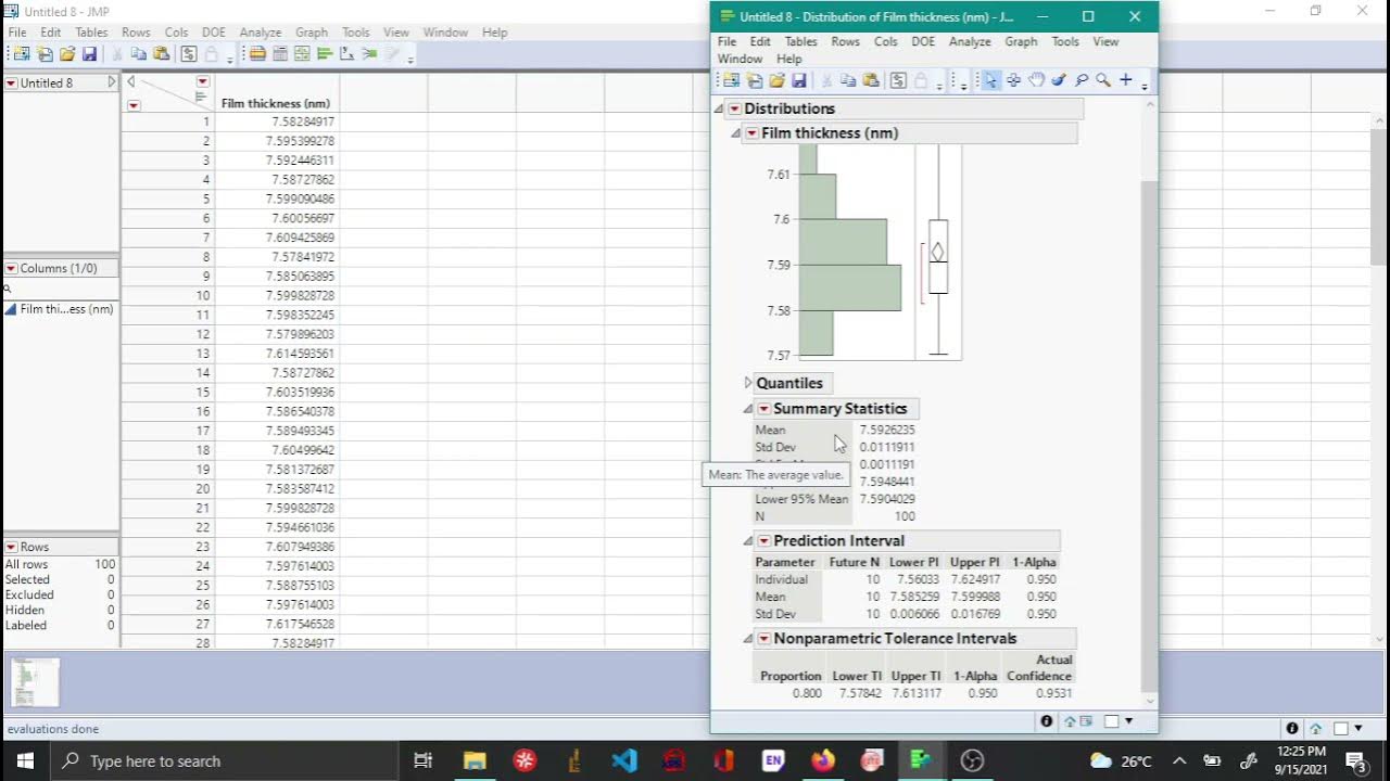 Calculating Prediction and Tolerance Intervals using distribution ...